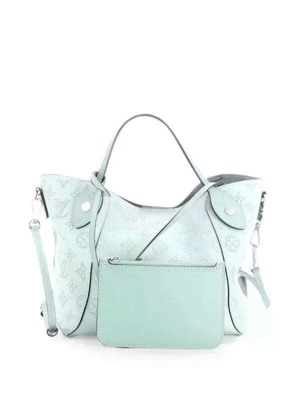 LOUIS VUITTON Mahina Leather Pm Shoulder Bag - Blue