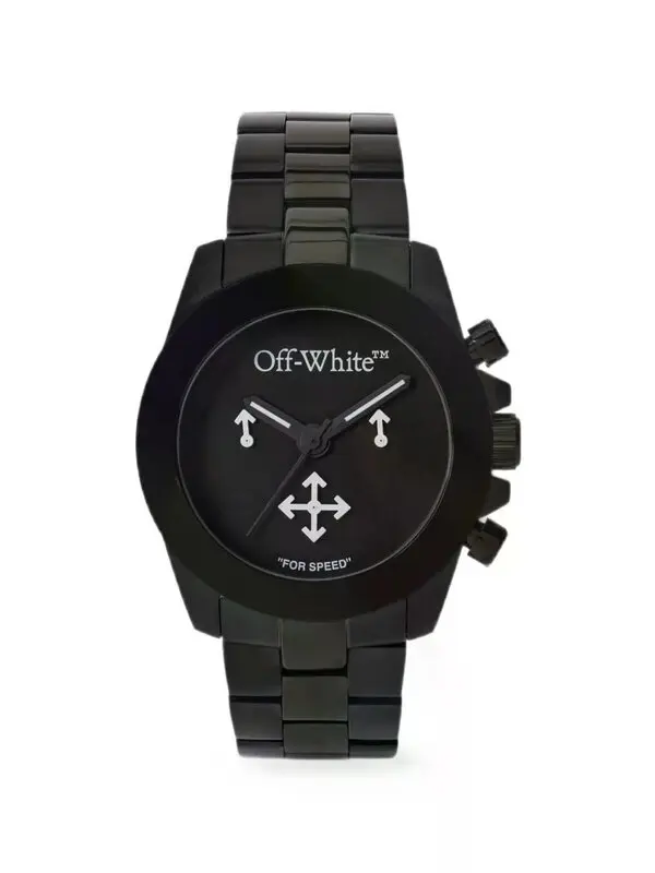 Off-White Reset Chronograph 40mm Watch - Black