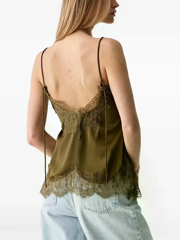GESTUZ Lace-trim Blouse