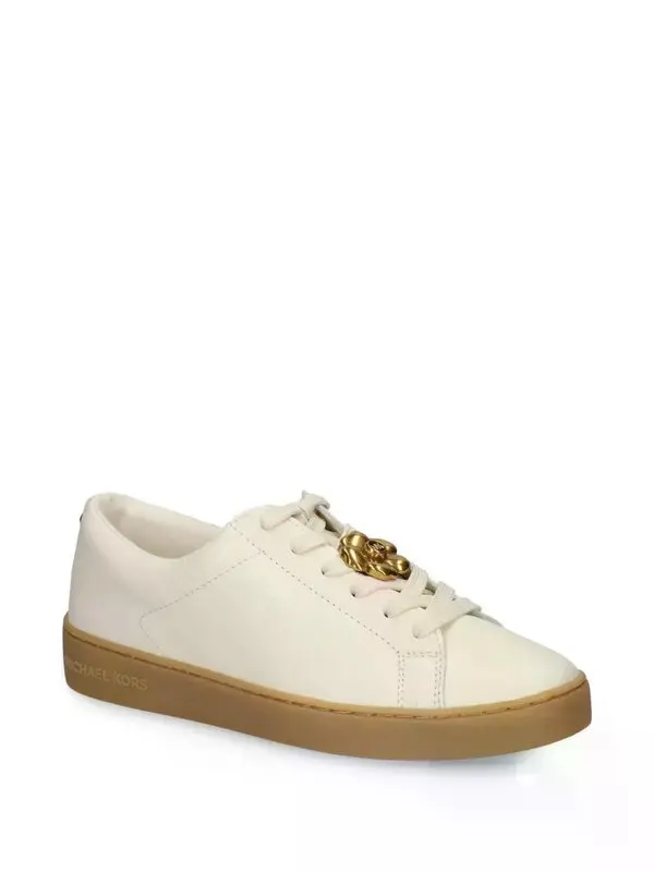 Michael Kors Flower Detail Leather Sneakers