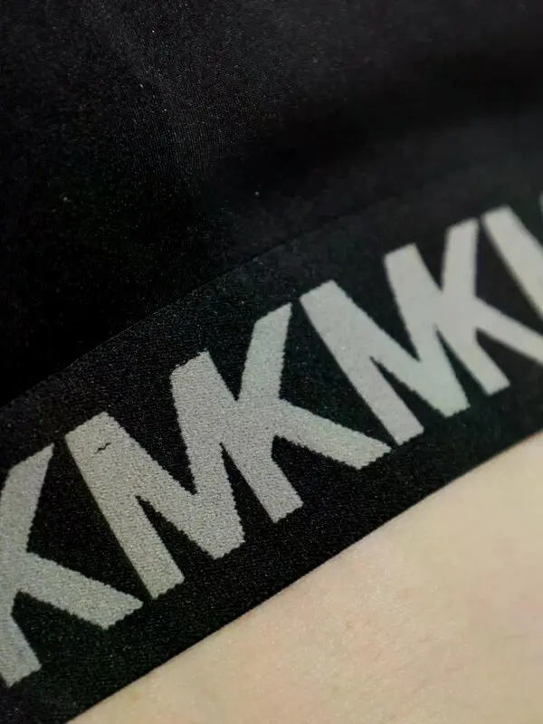Michael Kors Logo Tape Crop Top