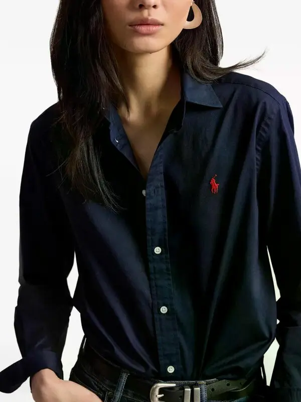 Polo Ralph Lauren Embroidered Pony Cotton Shirt