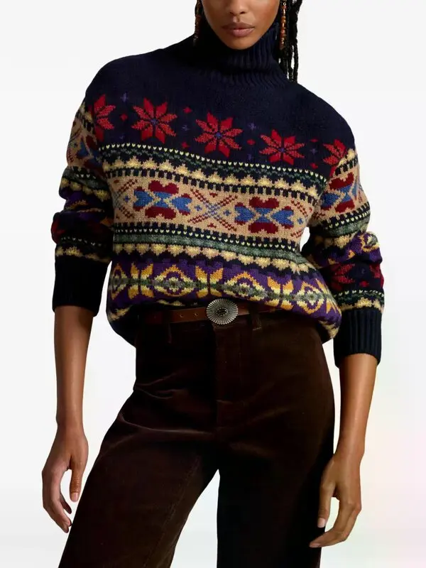 Polo Ralph Lauren Fair Isle Roll-neck Sweater