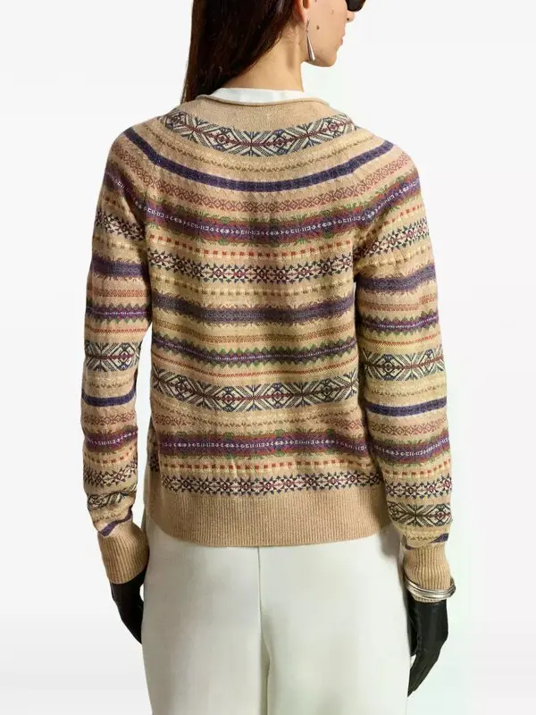 Polo Ralph Lauren Fair Isle Wool-blend Cardigan