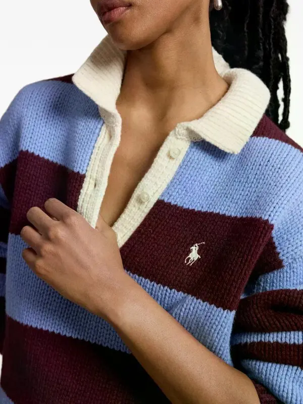 Polo Ralph Lauren Striped Rugby Polo Sweater