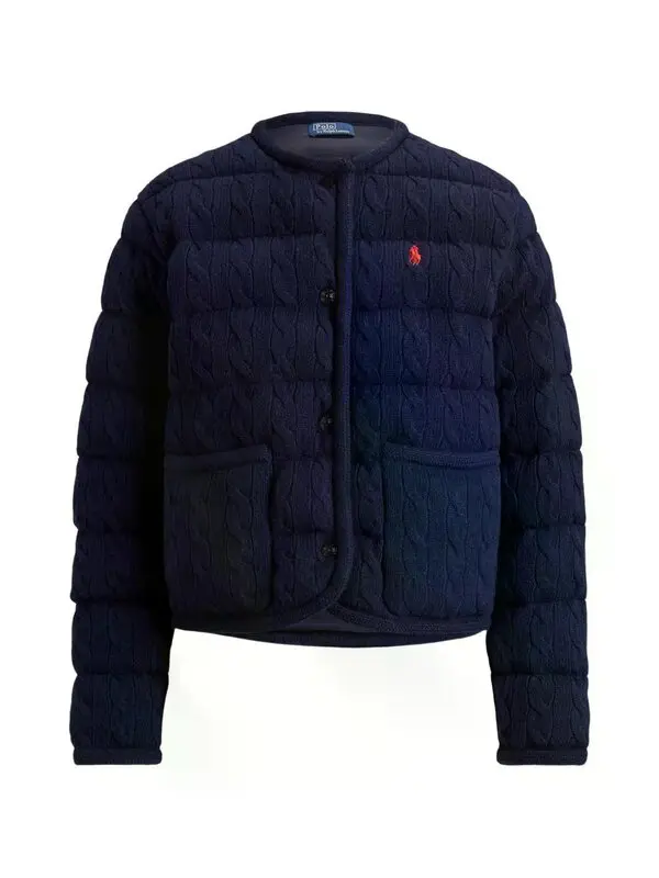 Polo Ralph Lauren Cable-knit Quilted Jacket