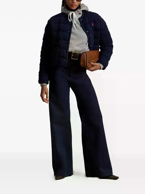 Polo Ralph Lauren Cable-knit Quilted Jacket