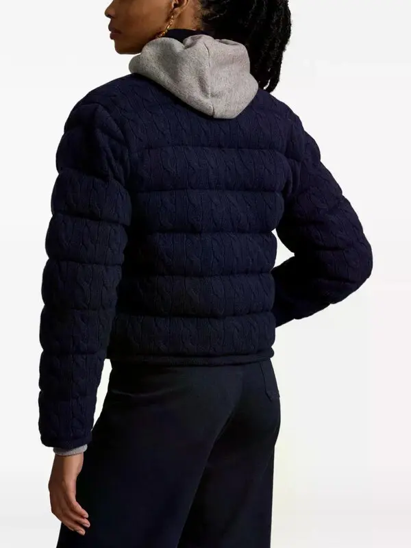 Polo Ralph Lauren Cable-knit Quilted Jacket