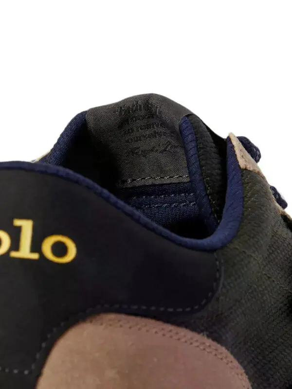 Polo Ralph Lauren Train 89 Leather-panelled Sneakers
