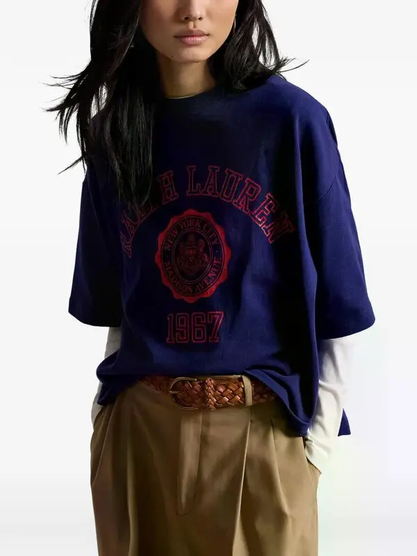Polo Ralph Lauren Logo-print Drop-shoulder T-shirt