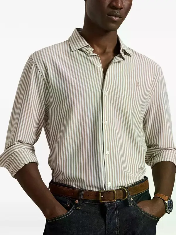 Polo Ralph Lauren Striped Oxford Shirt - Neutrals