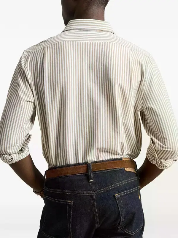 Polo Ralph Lauren Striped Oxford Shirt - Neutrals