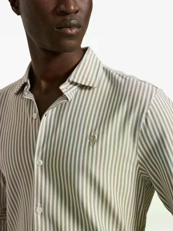 Polo Ralph Lauren Striped Oxford Shirt - Neutrals
