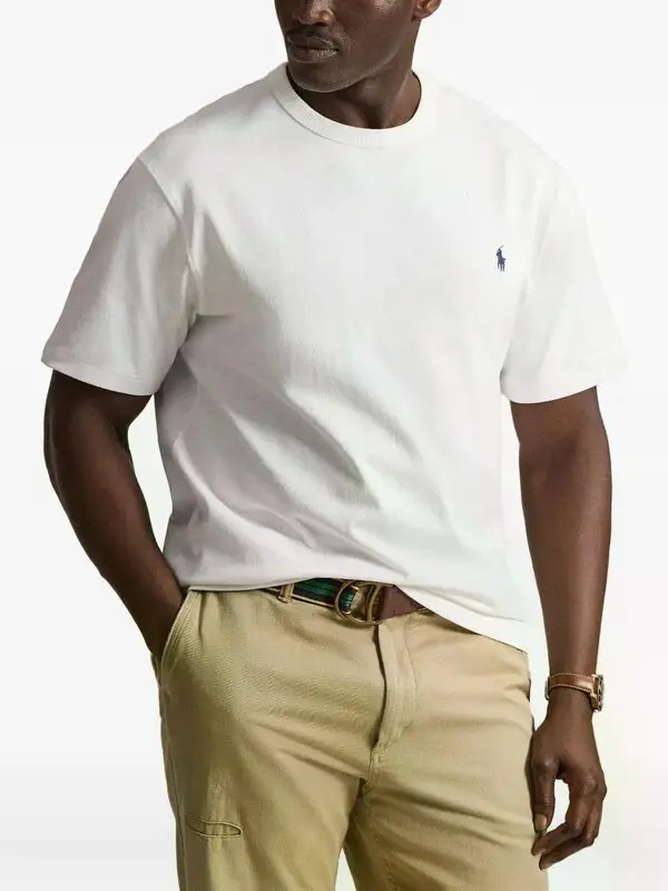 Polo Ralph Lauren Embroidered-logo T-shirt - White