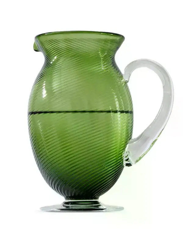 NASONMORETTI 3/62 Spiral-patterned Glass Jug