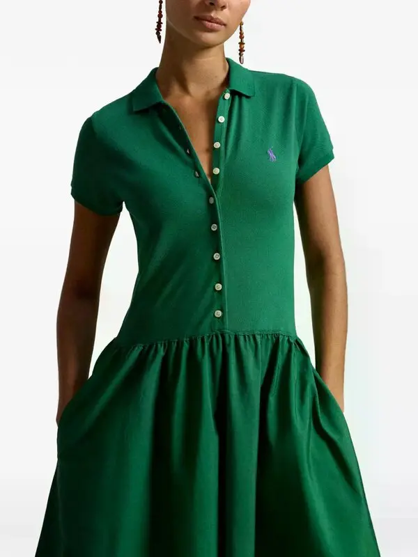 Polo Ralph Lauren Button Midi Dress