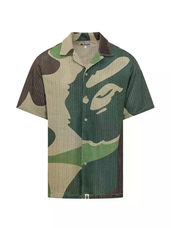 A BATHING APE Mega Abc Camo Pattern Shirt