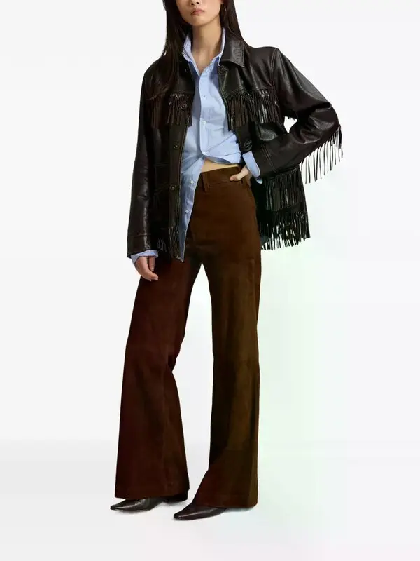 Polo Ralph Lauren Beaton Suede Trousers - Brown