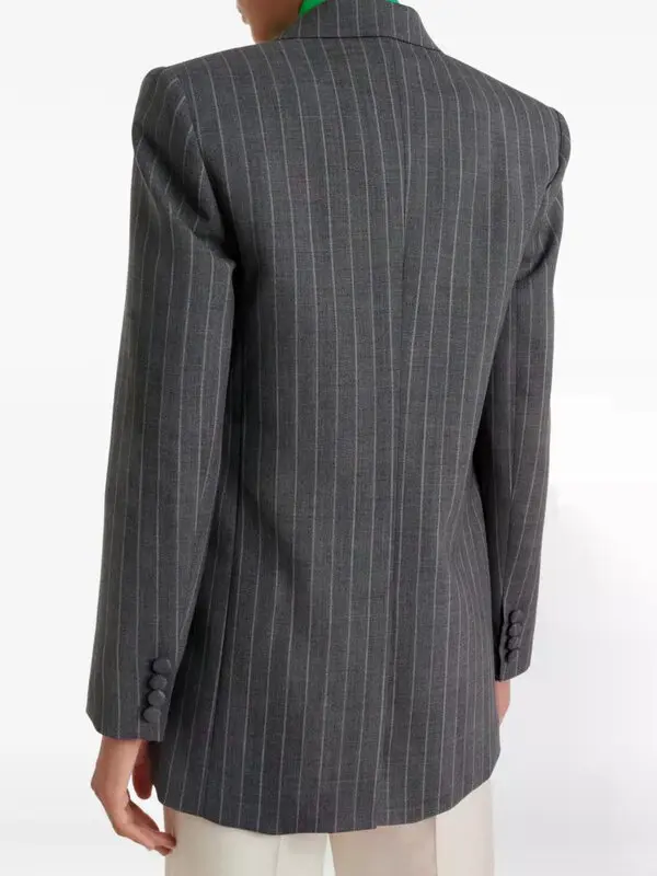 Valentino Garavani Pinstriped Double-breasted Jacket