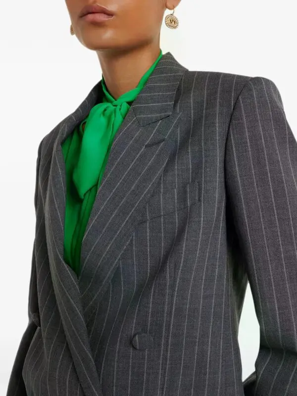 Valentino Garavani Pinstriped Double-breasted Jacket