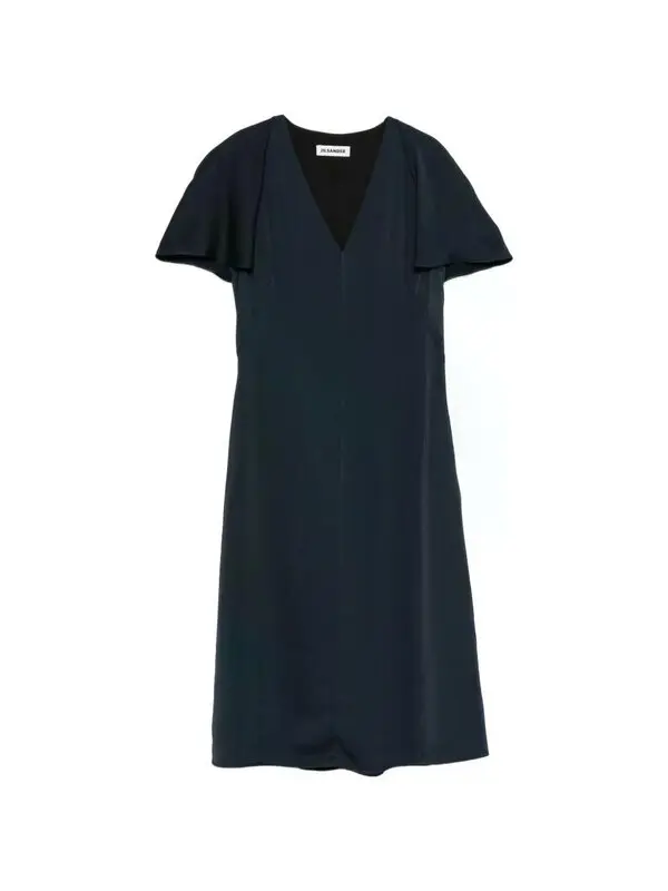 JIL SANDER Sablé Envers Dress - Blue