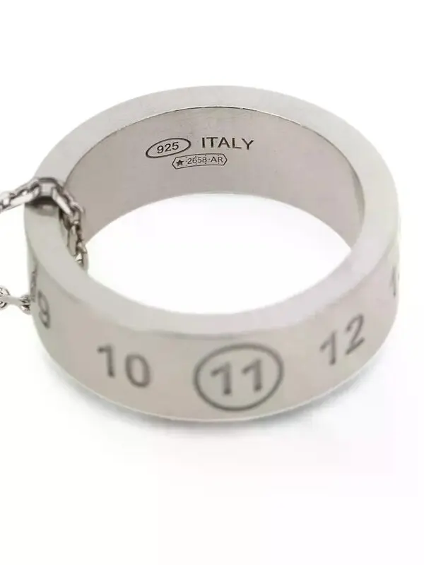 MAISON MARGIELA Numeric Engraved Ring-pendant Necklace
