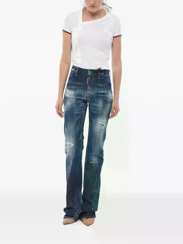 Dsquared2 Dalma Angel Distressed-effect Jeans