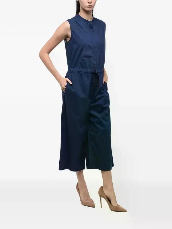 Woolrich Cotton Sleeveless Jumpsuit - Blue