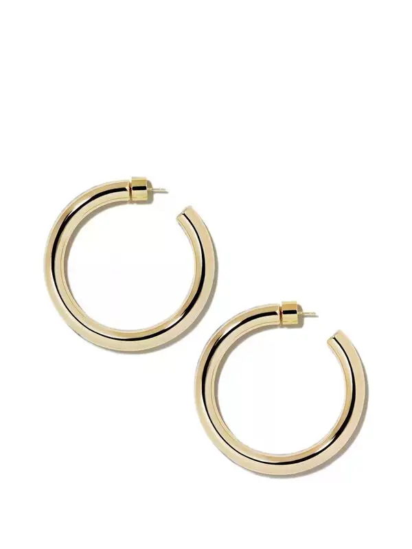 JENNIFER FISHER Baby Samira Hoop Earrings In 14k Yellow