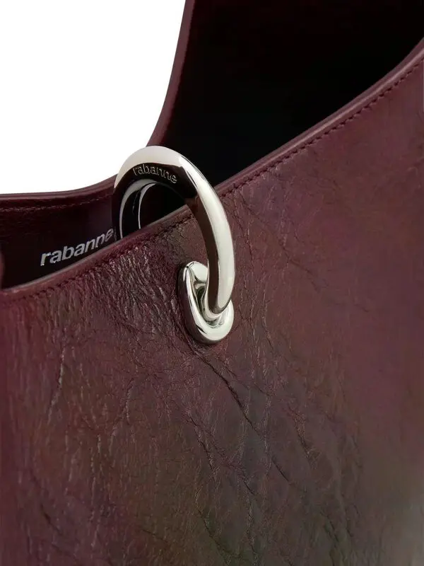 Rabanne Ring Leather Tote Bag