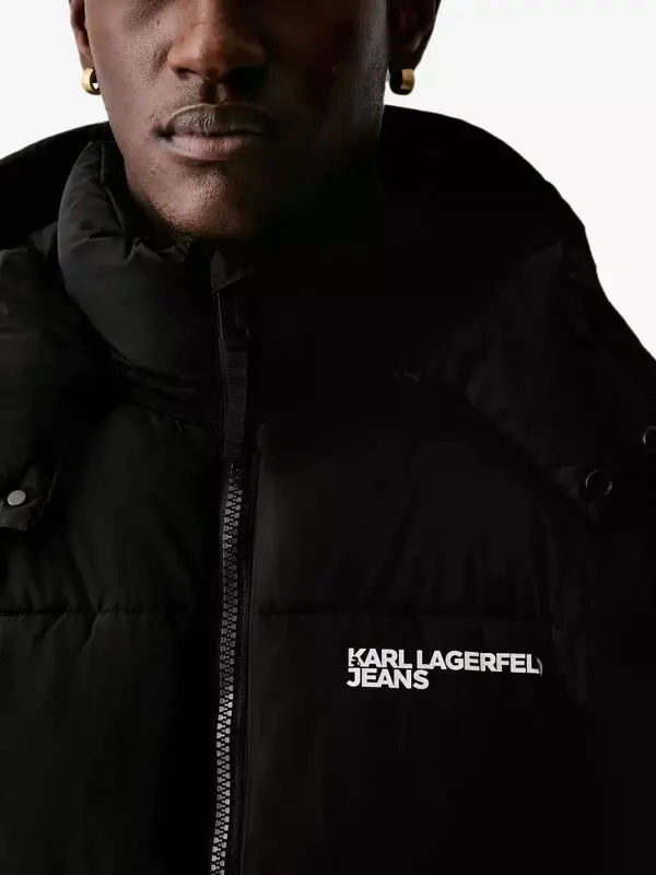 Karl Lagerfeld Hooded Puffer Jacket