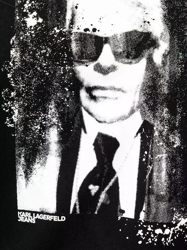 Karl Lagerfeld Graphic Print T-shirt - Black