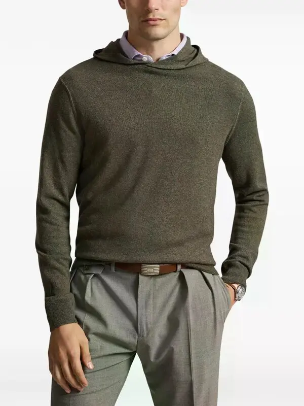 Rlx Ralph Lauren Cashmere Hooded Sweater - Green