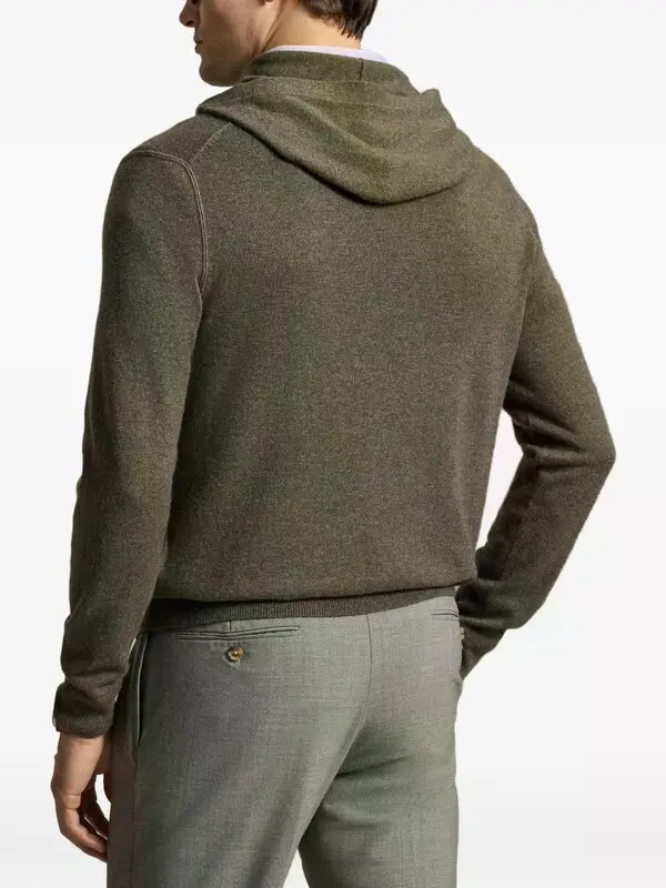 Rlx Ralph Lauren Cashmere Hooded Sweater - Green