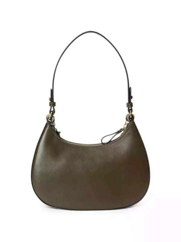 Ralph Lauren Medium Marcy Leather Shoulder Bag - Green