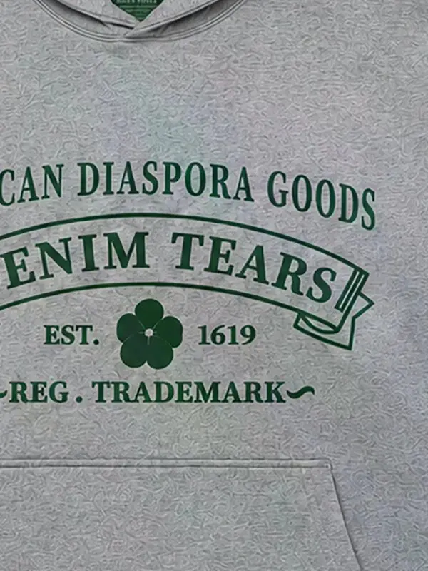 DENIM TEARS Adg Logo-print Hoodie