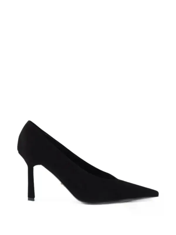 Prada Suede Pointy-toe Pumps - Black