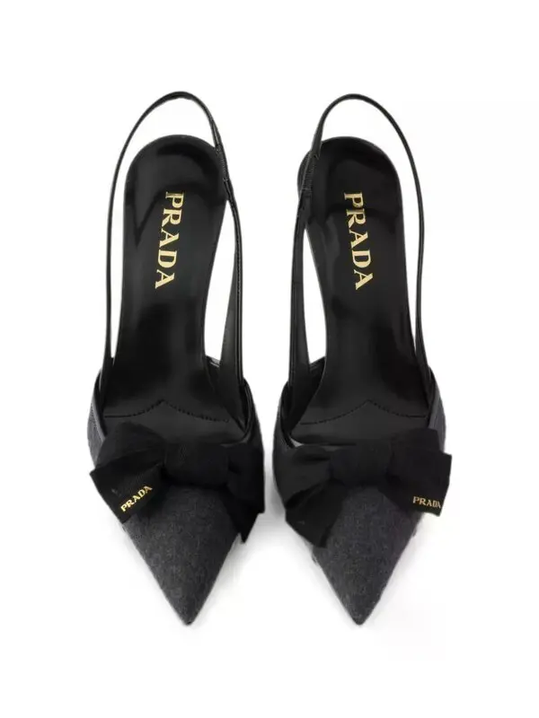 Prada Fabric Slingback Pumps