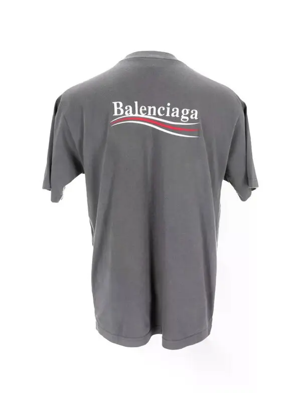 Balenciaga Political Campaign T-shirt - Grey