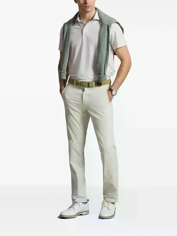 Rlx Ralph Lauren All-over Print Polo Shirt - White