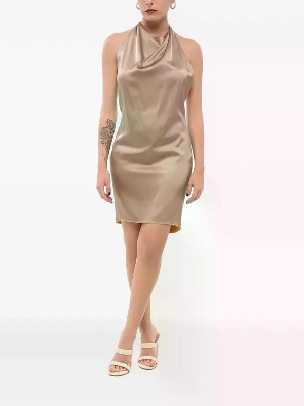 STEPHAN JANSON Halterneck Mini Dress