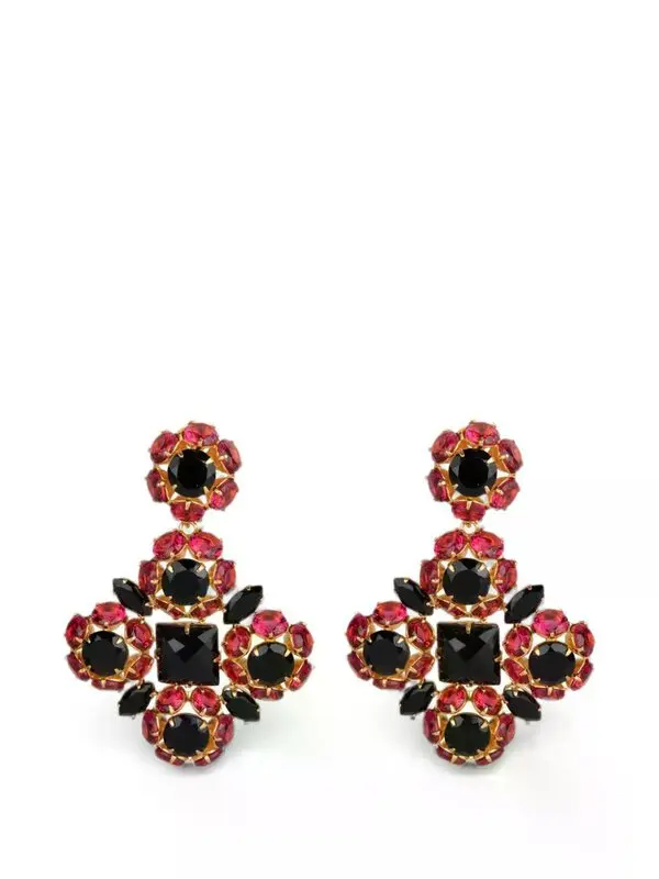 BOUNKIT JEWELRY Ariadne Cluster Drop Earrings - Gold