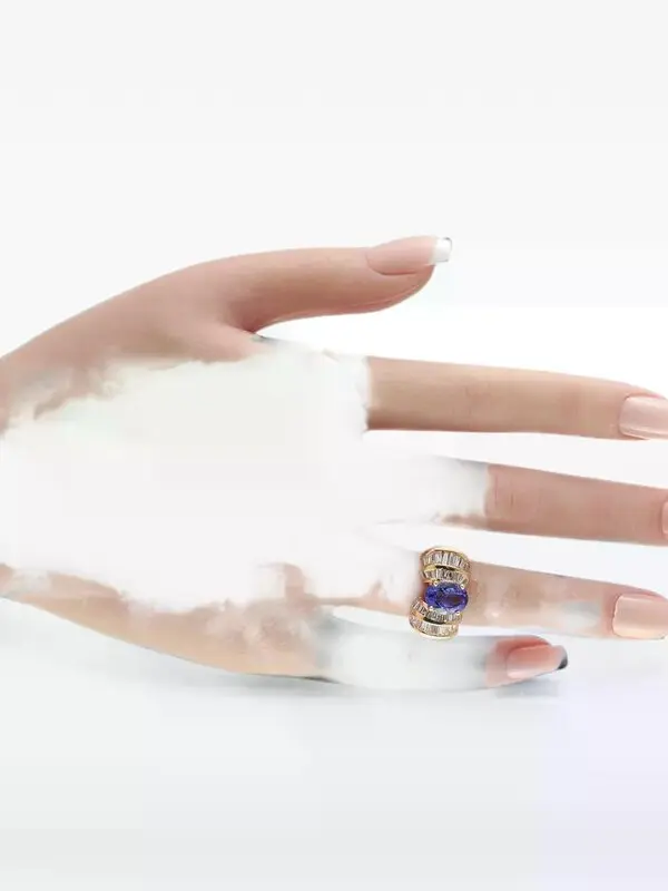 LB EXCLUSIVE Tanzanite And Diamond Ring - Gold