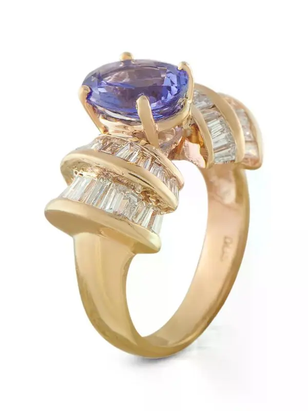 LB EXCLUSIVE Tanzanite And Diamond Ring - Gold