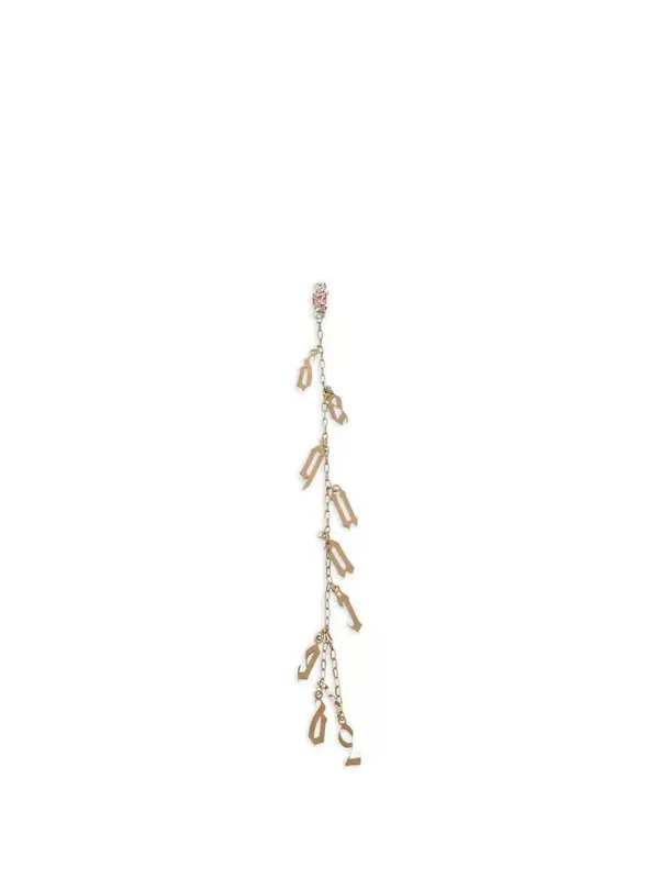 Dsquared2 Monogram Charm Clip-on Earring - Gold