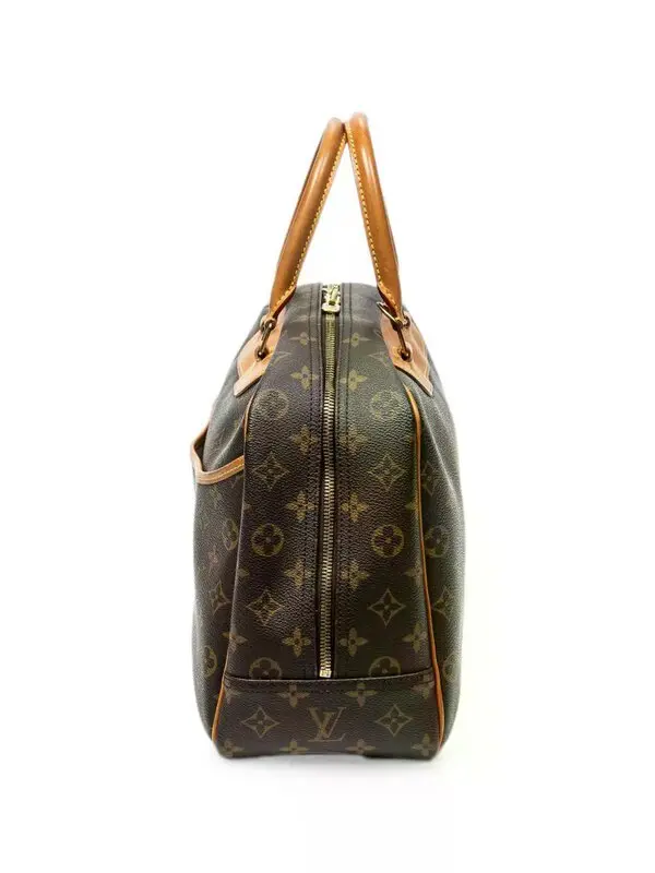 LOUIS VUITTON Monogram Deauville Tote Bag - Brown