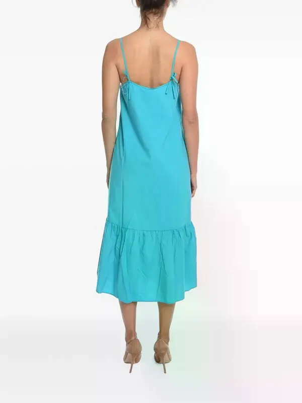 SAMSOE SAMSOE Sarasa Ruffled Midi Dress - Blue