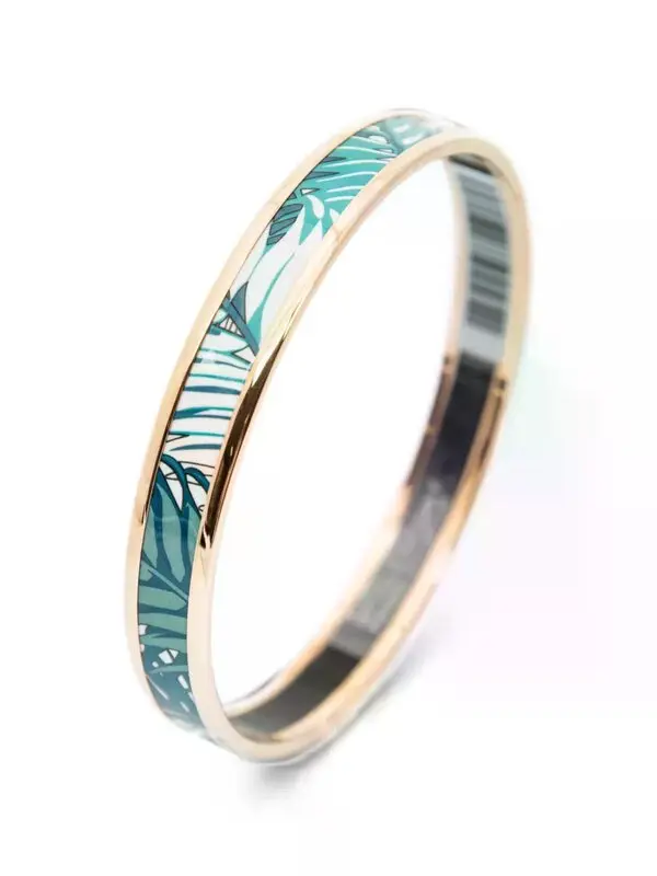 Hermès Leaf-print Bangle - Gold