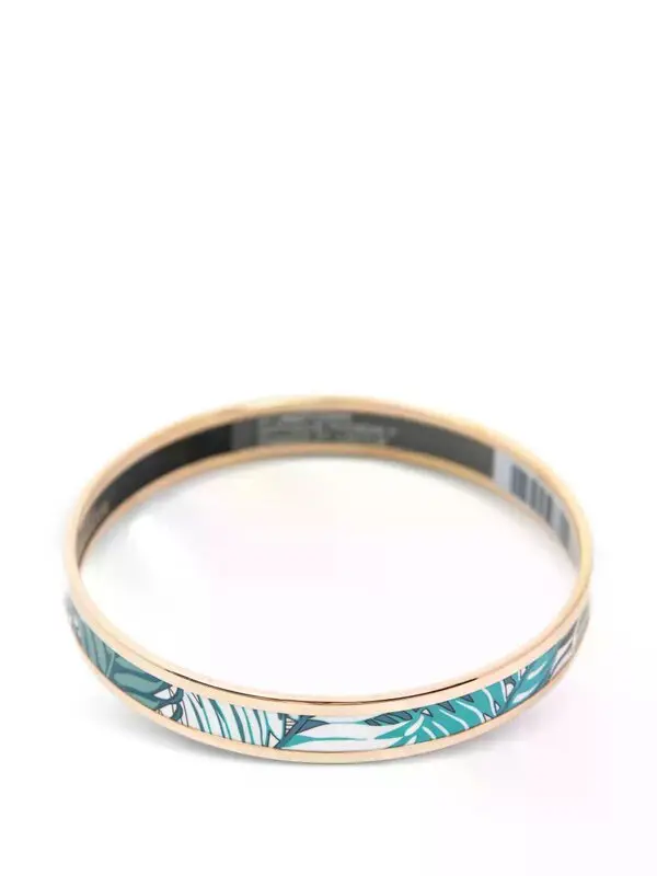 Hermès Tone Leaf-print Bangle