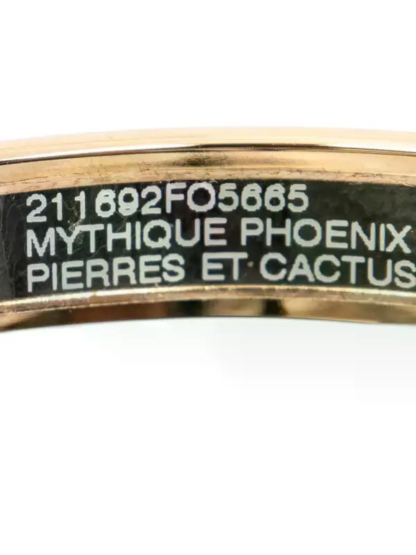 Hermès Tone Leaf-print Bangle